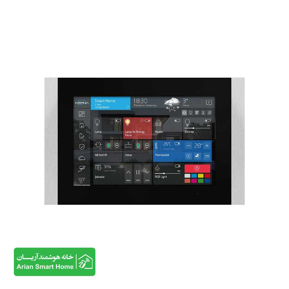 تاچ پنل 10 اینچ آستروم ASTRUM مدل INSPINIA سری SQ (نقره ای،طلایی و مشکی)